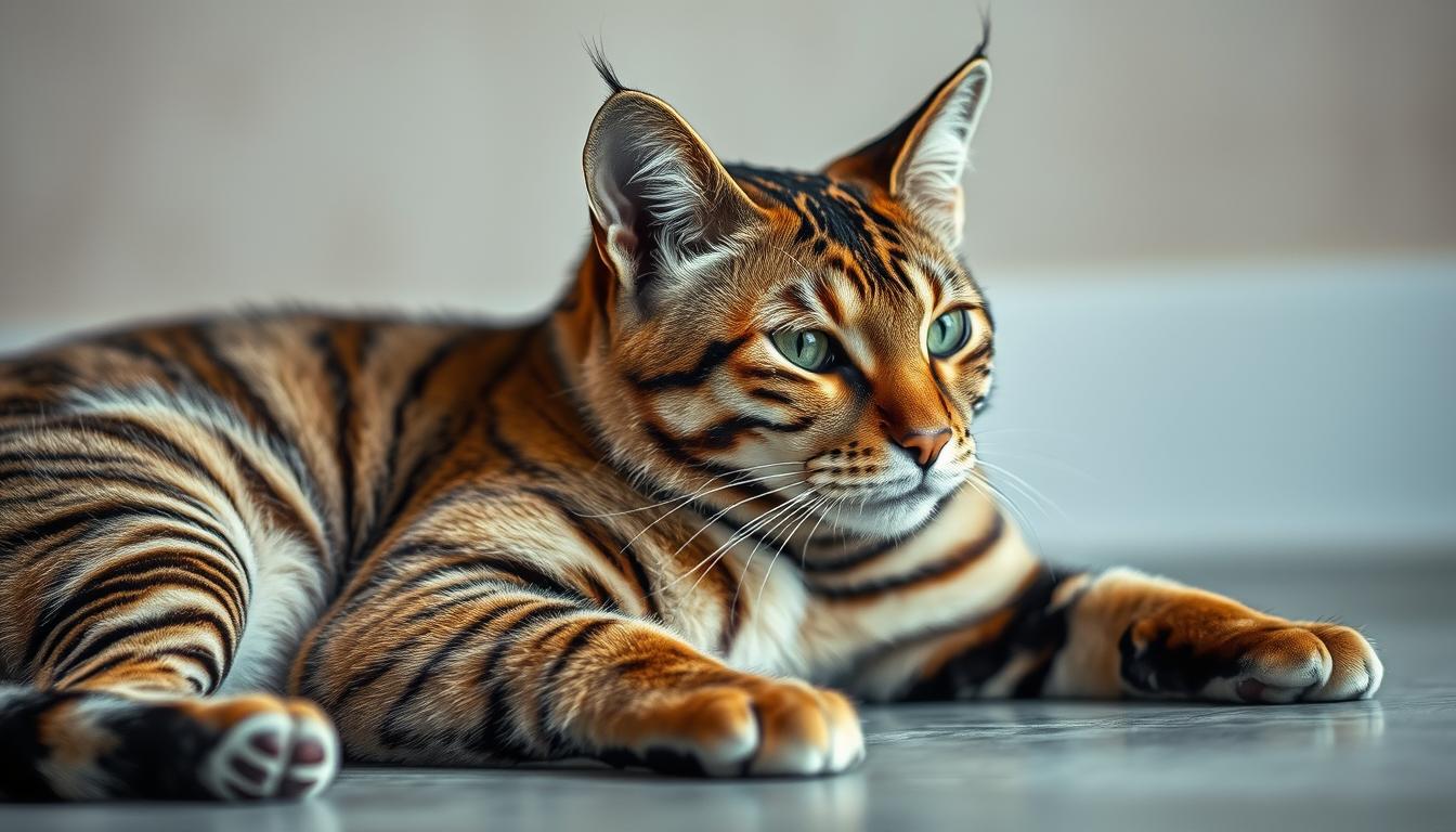 Tiger Katze: Alles über die gestreifte Hauskatzenrasse